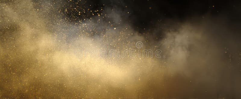 The Captivating Golden Dust Illuminated by Soft Ambient Light.AI ...