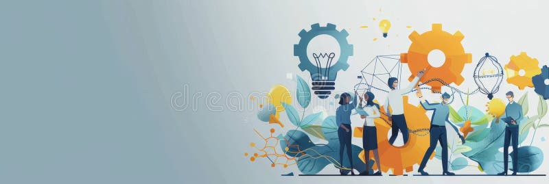 Captivating Graphic Capturing the Collaborative Spirit and Synergy ...