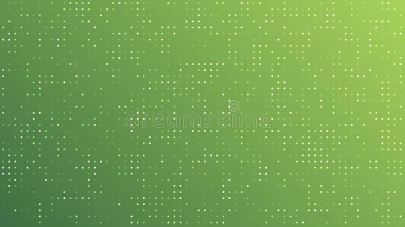 Abstract Green Digital Data Stream with Glowing Pixels and Vibrant Grid Pattern Stock Video ...