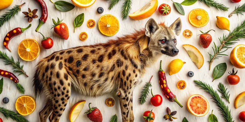 Stunning HandDrawn Hyena Skin Pattern a Sophisticated Abstract Design ...