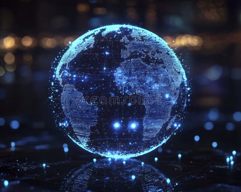 This Captivating Holographic Globe Presents a Mesmerizing Visual ...