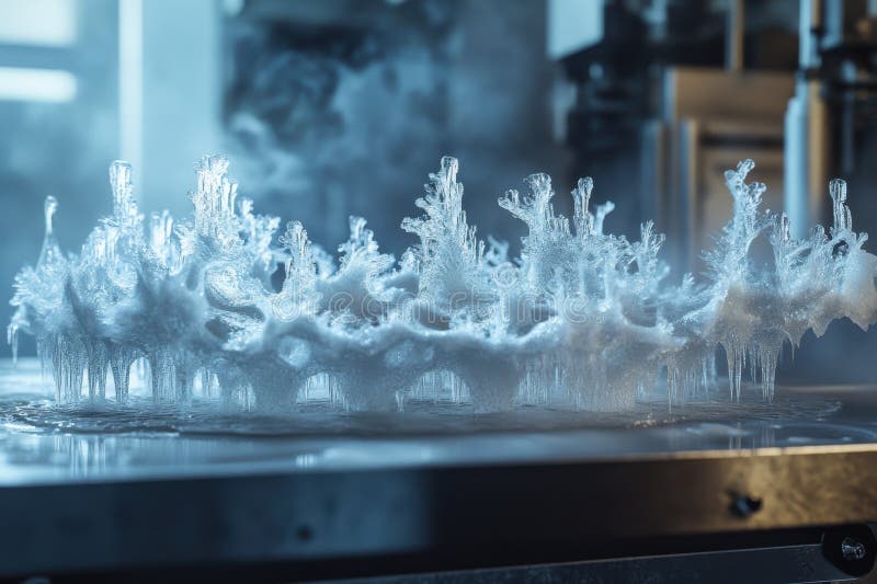 Captivating Ice Formation in a Laboratory during a Controlled Cooling ...