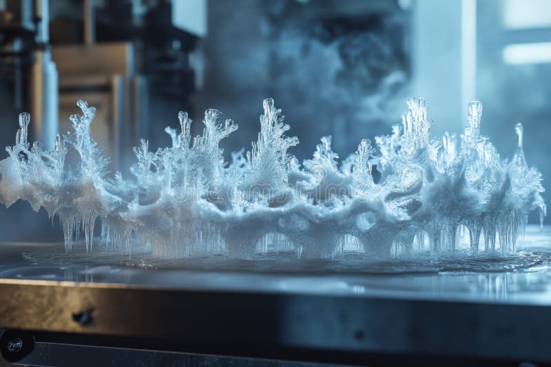 Captivating Ice Formation in a Laboratory during a Controlled Cooling ...