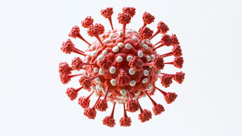 Intricate Depiction of Poliovirus Showcasing Its Detailed Structure and ...