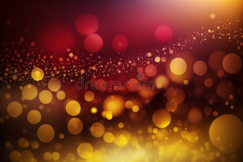 Luxury Glitter Defocused Background in Red and Yellow Stock ...