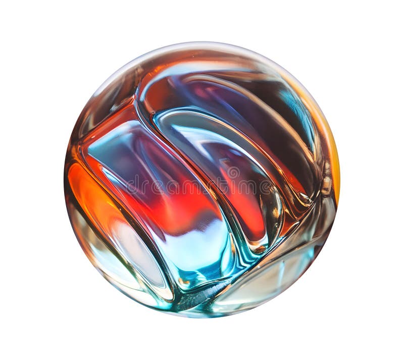 Light Blue Abstract Transparent Object that Blends Seamlessly into Its ...