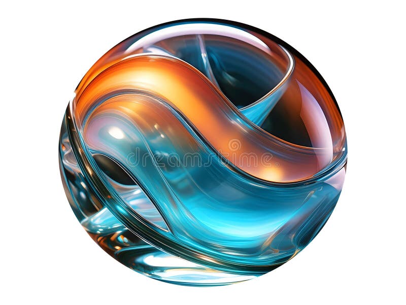 Light Blue Abstract Transparent Object that Blends Seamlessly into Its ...