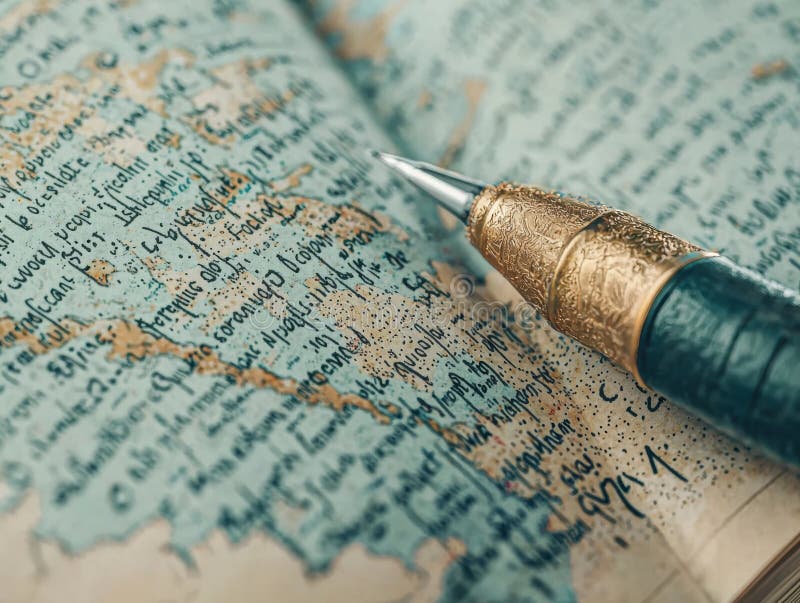 The Timeless Connection between a Fountain Pen and Old Maps in the ...