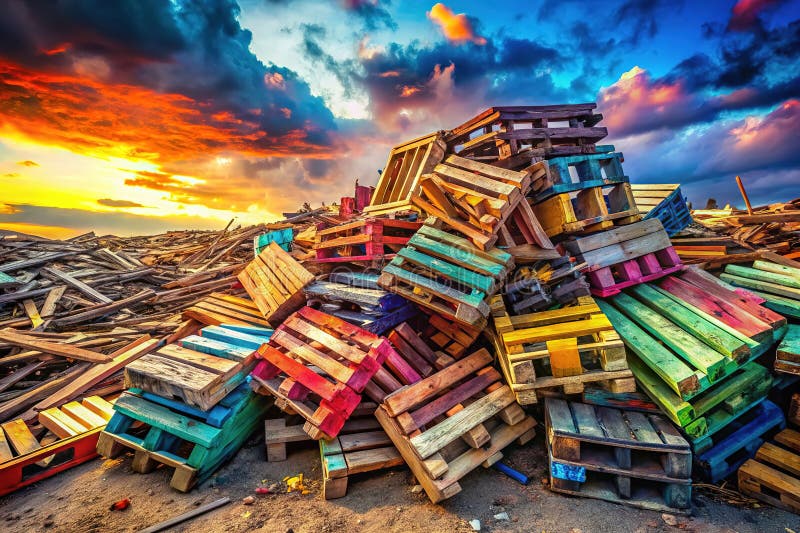 A Striking Visual Study of a Broken Pallets Landfill Exploring Decay ...