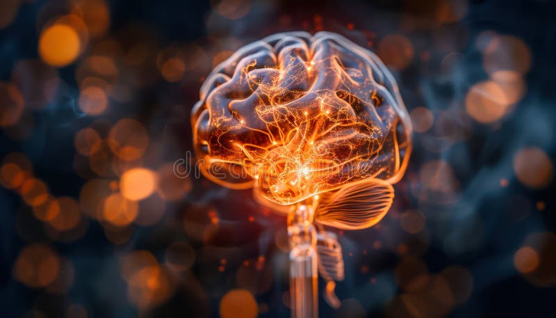 Glowing Filaments in a Creative Brain a Visual Representation of ...