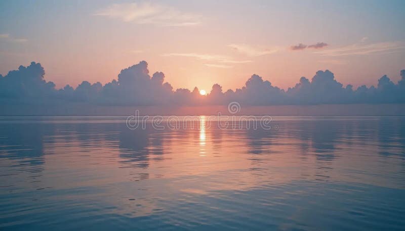 Golden Hour Waterscape stock image. Image of pattern - 374420839