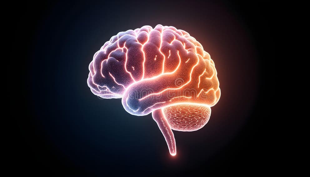 This Captivating Image Depicts a Unique Brain Structure, Where Each ...