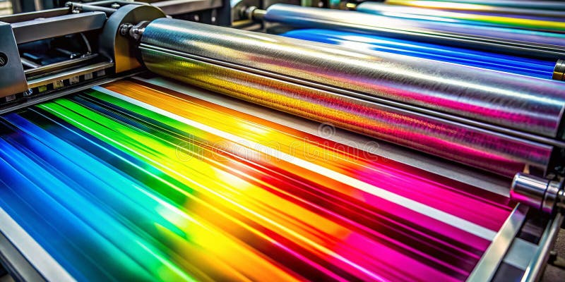 Detailed Look at the CMYK Color Bars Printing Process a Documentary ...