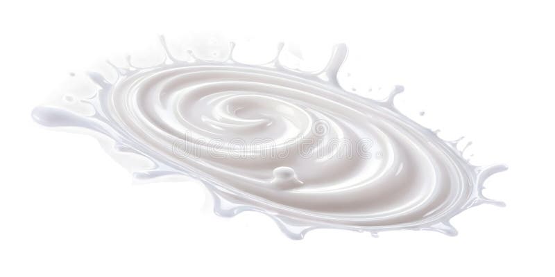 A Captivating Image of a Dynamic Milk Swirl, Creating a Mesmerizing ...