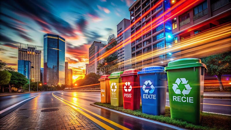Long Exposure Photography Illustrates Reduce Reuse and Recycle for ...