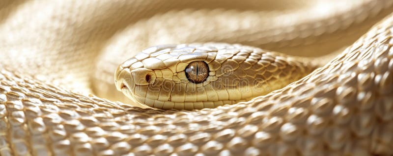 Detailed Close-up Shot of a Snake S Intricate Belly Scales Showcasing ...