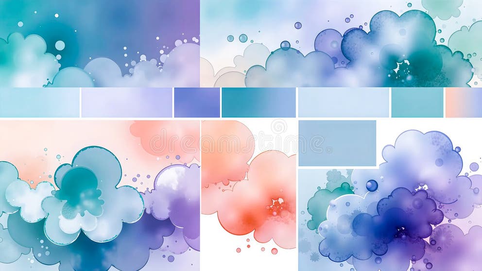 Abstract Cloud Like Designs Stock Illustrations – 1,214 Abstract Cloud ...