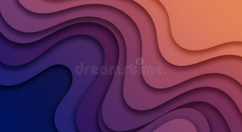 Abstract Wavy Gradient Background Stock Illustration - Illustration of ...