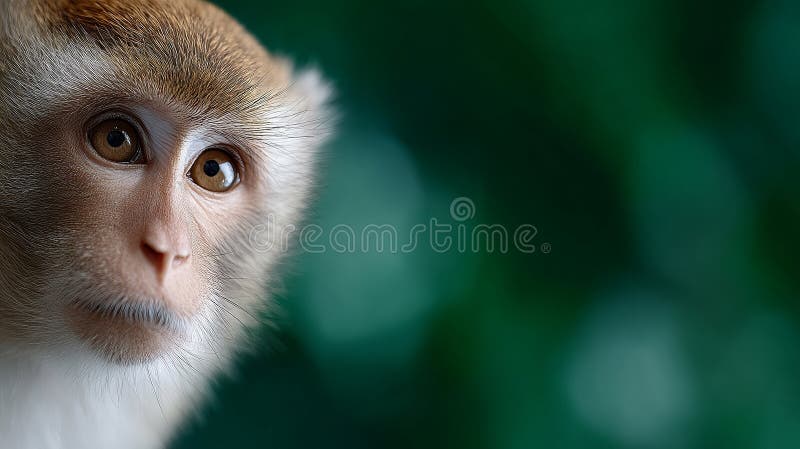 A Close-up of a Curious Monkey with Expressive Eyes and a Soft Fur Coat ...