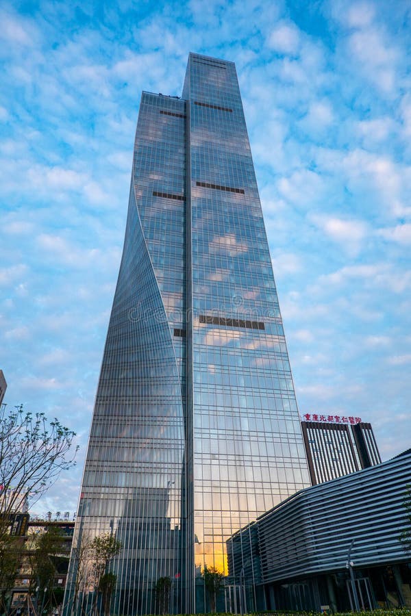 The Striking Design of Solar Tower in Chongqing Editorial Photo - Image ...