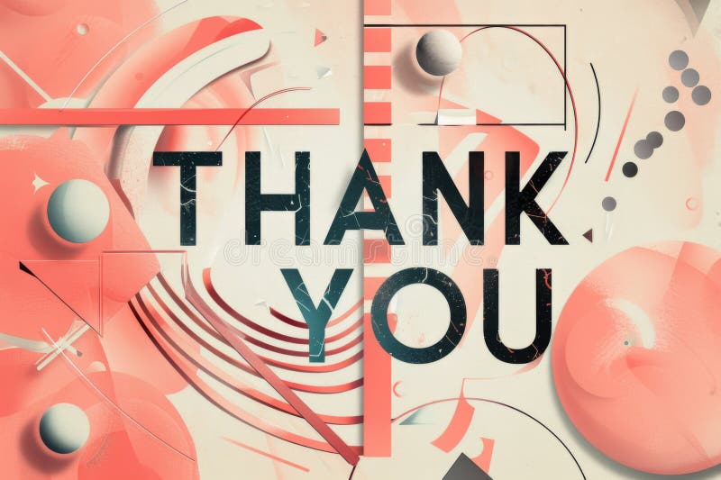 Stylish Thank You Illustration Stock Illustration - Illustration of ...