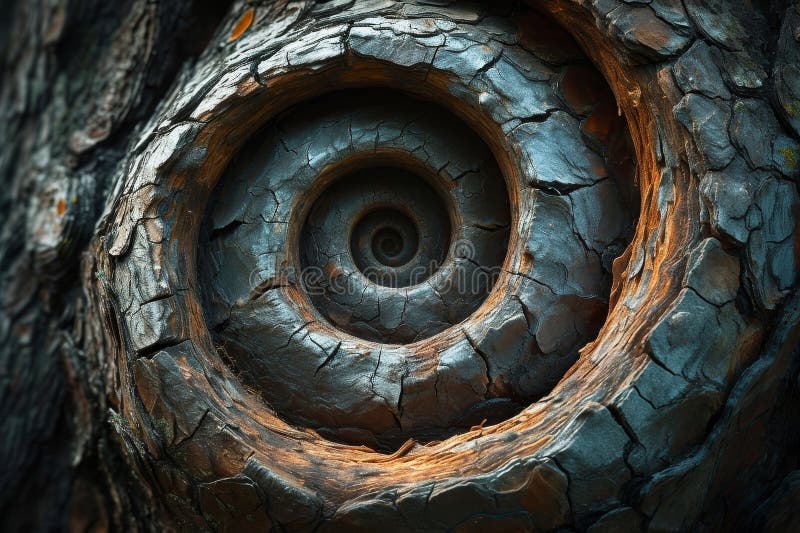 Swirling Vortex of Textures Stock Illustration - Illustration of visual ...