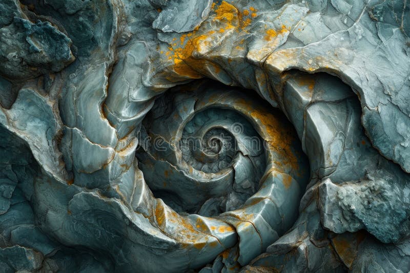 Swirling Vortex of Textures Stock Illustration - Illustration of visual ...