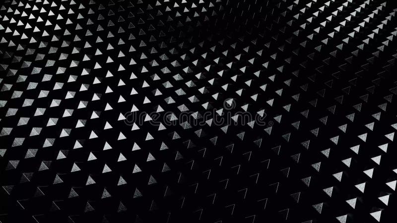 Abstract Triangular Pattern: a Monochromatic Study in Geometry and Texture Stock Footage - Video ...