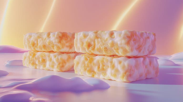 Soft Bars on Smooth Gradient Background Stock Photo - Image of ...