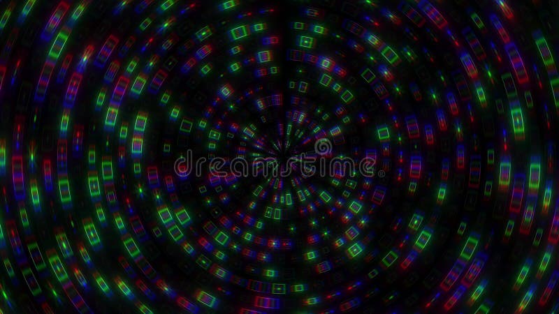 Vibrant Spiral Pattern of Overlapping Lines in Red, Green, and Blue ...