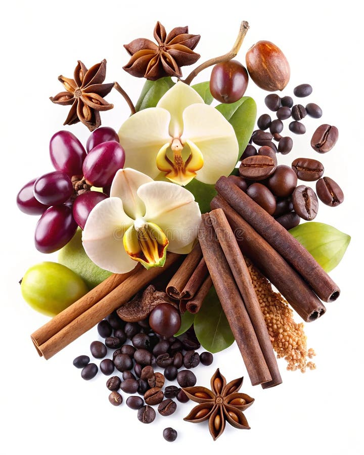 AI-Generated Aromatic Composition Featuring Vanilla, Coffee, and Grape ...