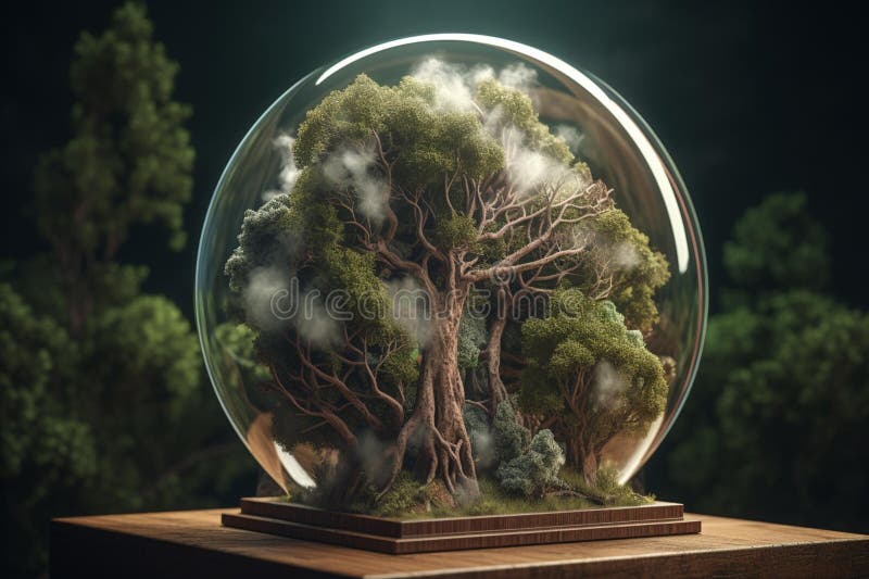 Breathing earth stock illustration. Illustration of nature - 294395470