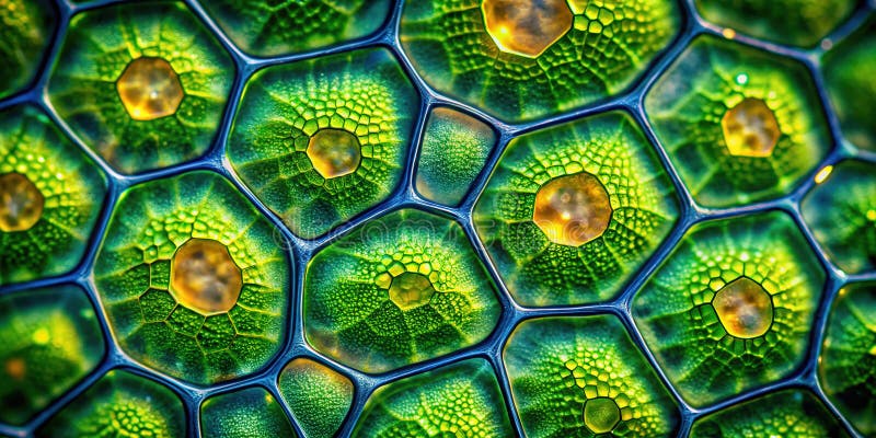 A Detailed Visual Representation of a Plant Cell Exploring Chloroplasts ...