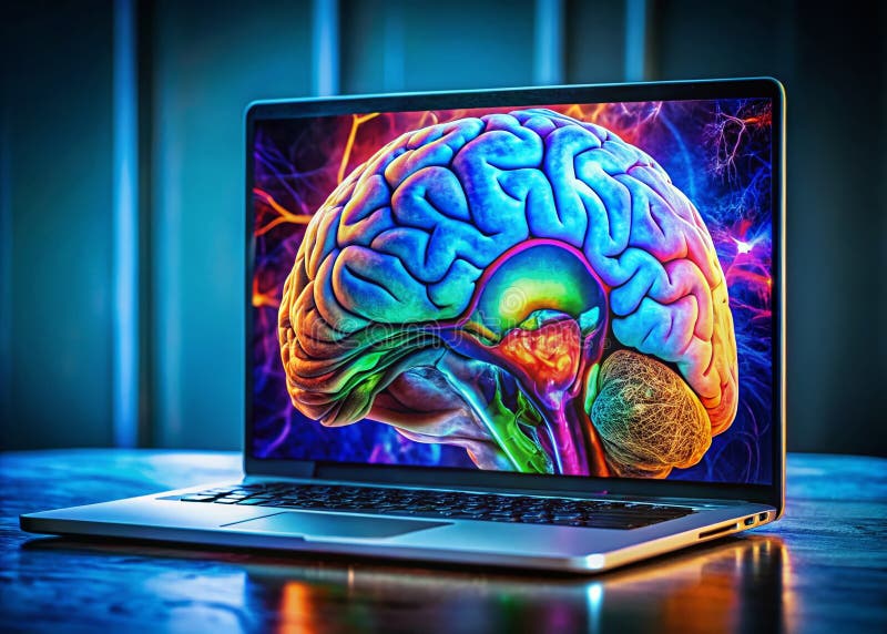 Detailed Sagittal Brain Scan Exploring Neuroanatomys Intricate ...