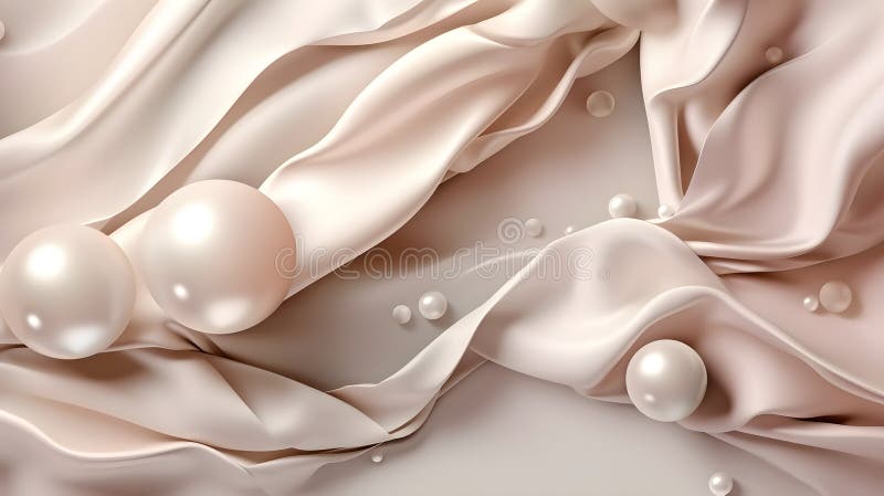 A Captivating Image of a Pearl Background with Foil Embellishments ...