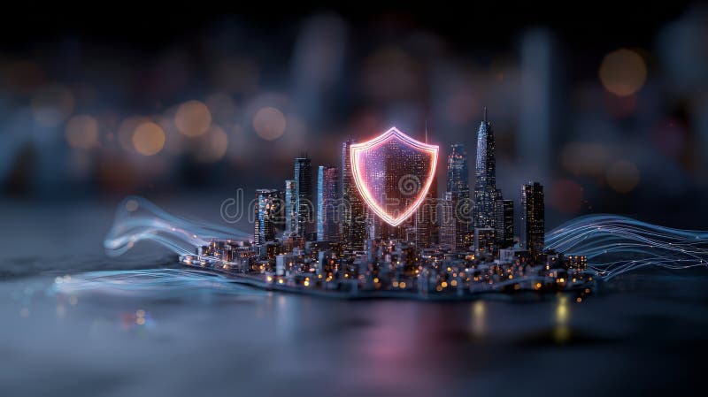 Exploring the Concept of a City Guarded by a Shield Symbolizing ...