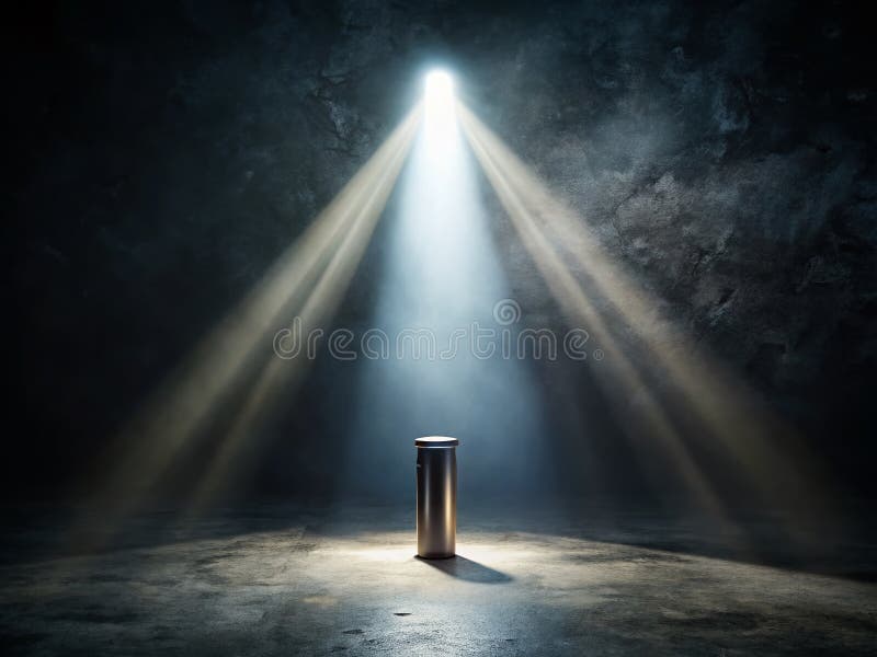 A Powerful Symbol of Hope a Radiant Light Beam Illuminates the Path ...