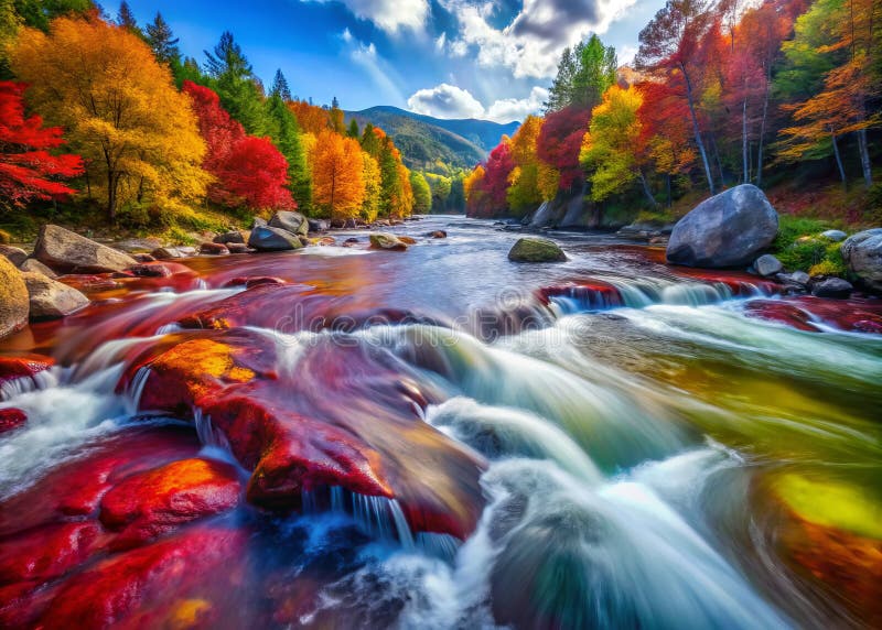 A Serene River Symbol: Capturing the Flow, Beauty, and Connection of ...