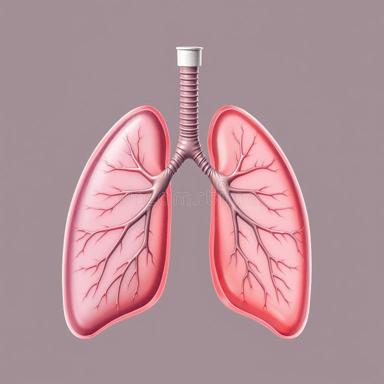 Detailed Anatomy of Healthy Lungs a Comprehensive Visual Guide To ...
