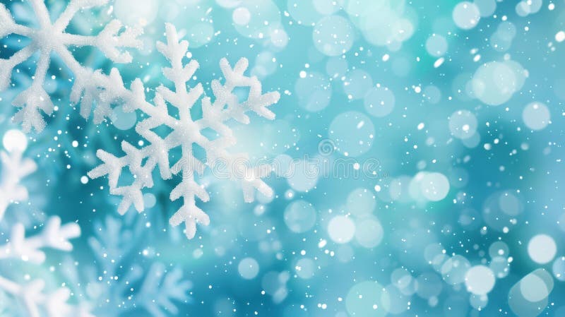 Captivating Image of Pure White Snowflakes Shining in Sunlight on a ...