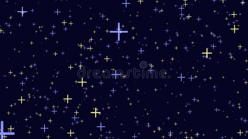 Stunning Night Sky Cross-shaped Constellations and Stars Stock Video ...