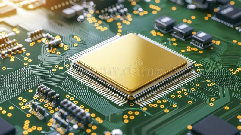 Explore the Intricate World of Microchips with this Captivating Image ...