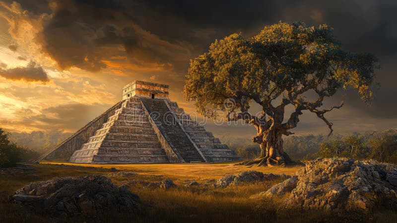 Exploring the Hidden Wonders of the World with a Majestic Tree Next To ...