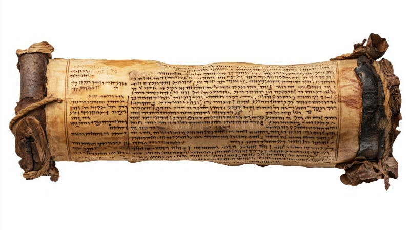 An Ancient Scroll Unravels History with Its Intricate Writings. this ...