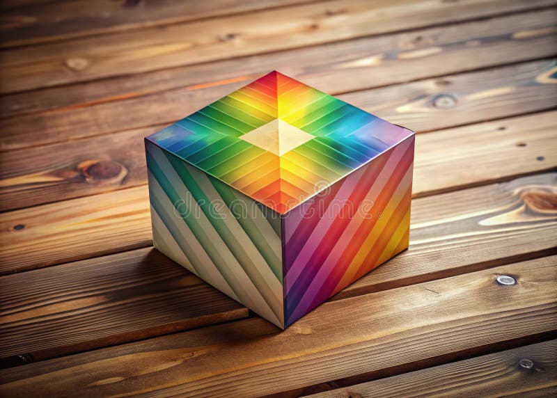 Sustainable Packaging Design an EcoFriendly Logo Box with Vibrant ...