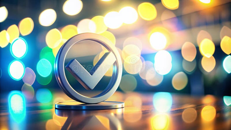 A Stunning Rounded Checkmark Symbol Perfect Visual Representation of ...