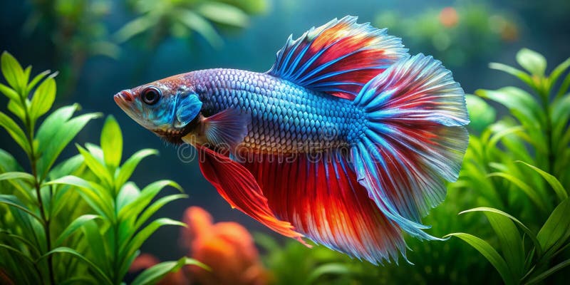 Double Tail Bettas Stock Illustrations – 16 Double Tail Bettas Stock ...
