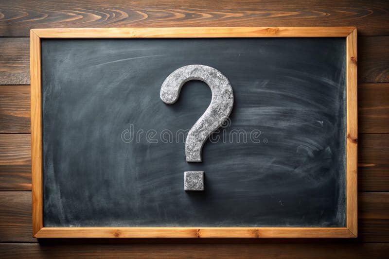 Blank Chalkboard with a Question Mark: a Visual Canvas for Educational ...