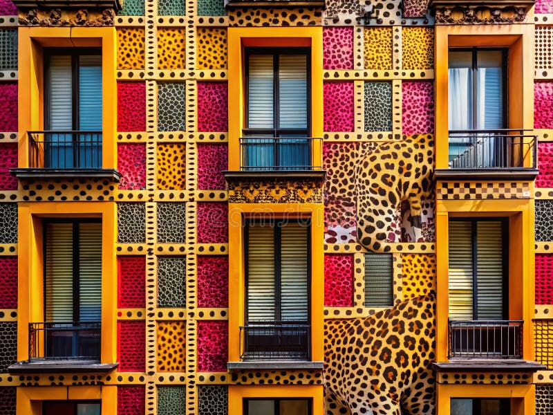 Stunning LeopardPrint Concrete Facade a Modern Architectural ...