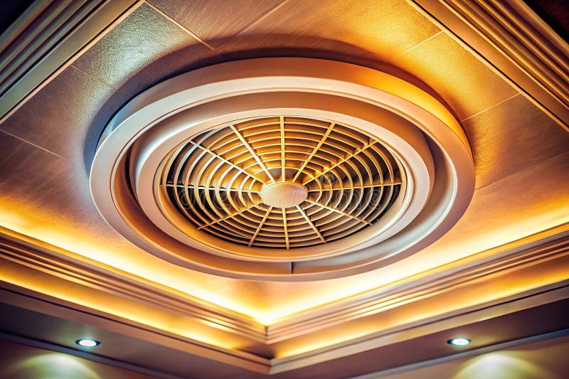 VintageInspired Circular Ceiling Vent in a Modern Interior a Stunning ...